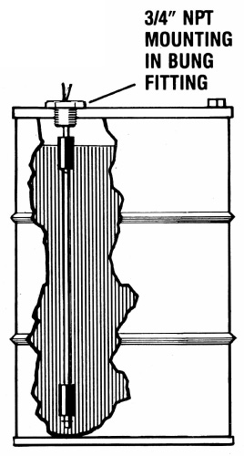 Drum Sensors - National Magnetic Sensors - Liquid Level Controls